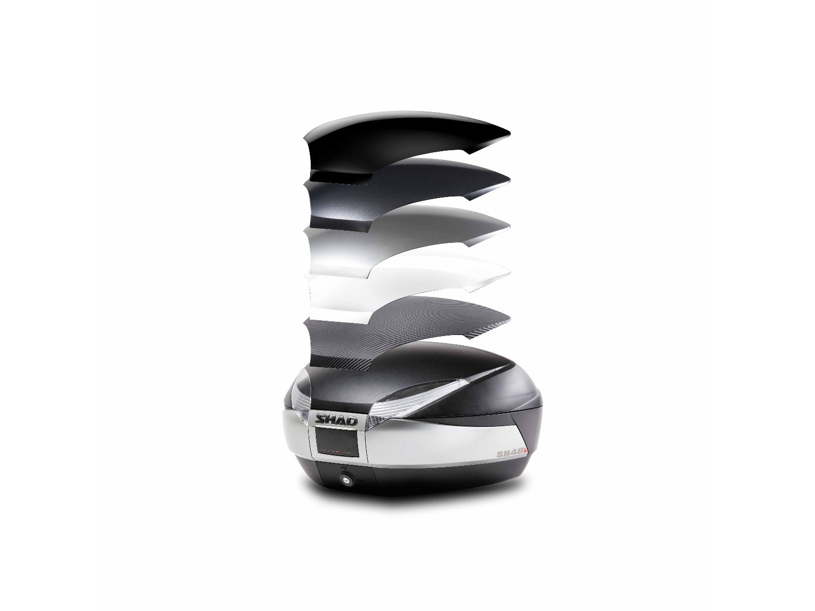 SHAD SH48 Top Box Black / Titanium – SHAD UK
