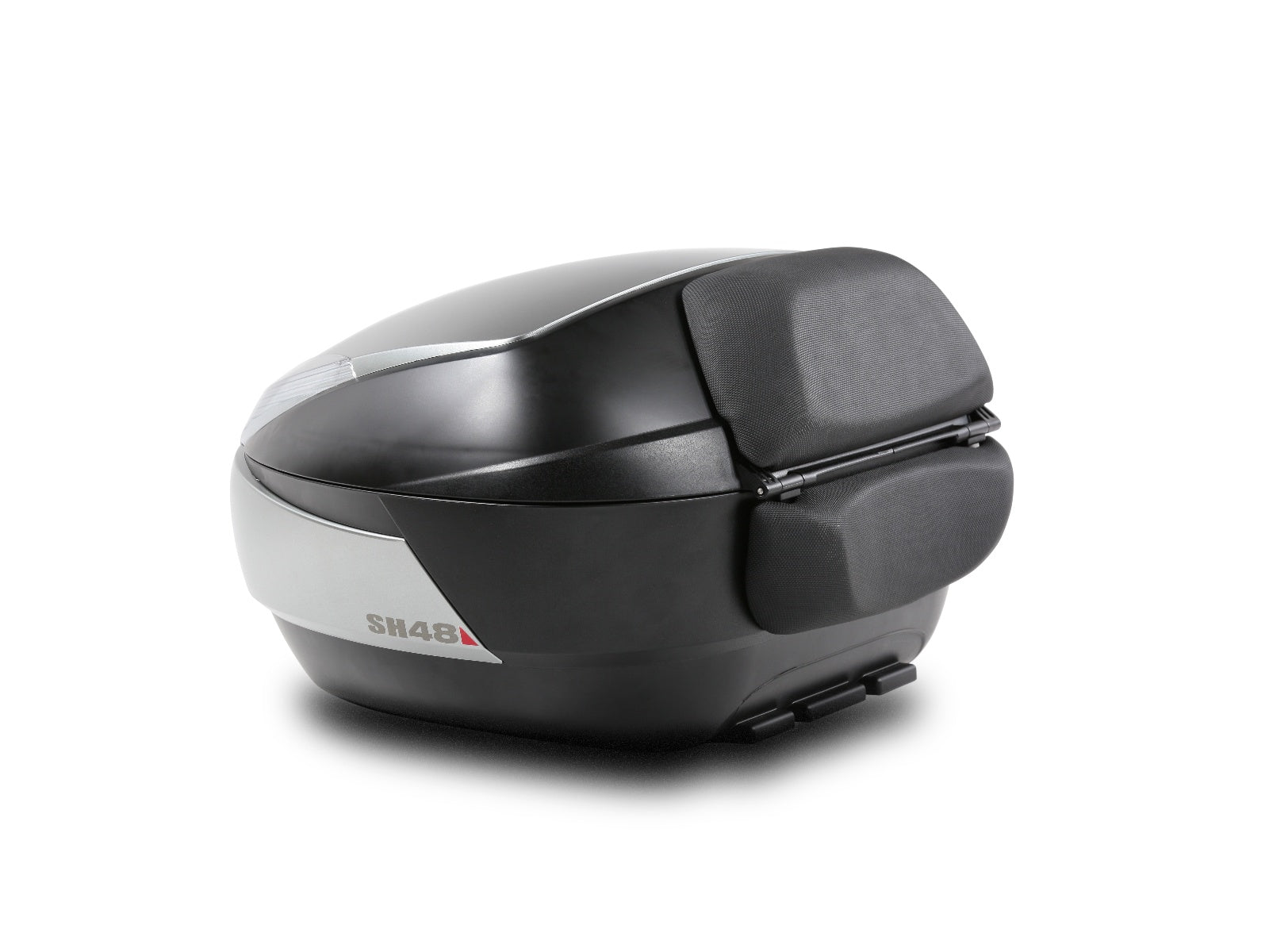 SHAD SH48 Top Box Black / Titanium inc Backrest And Carbon Cover – SHAD UK