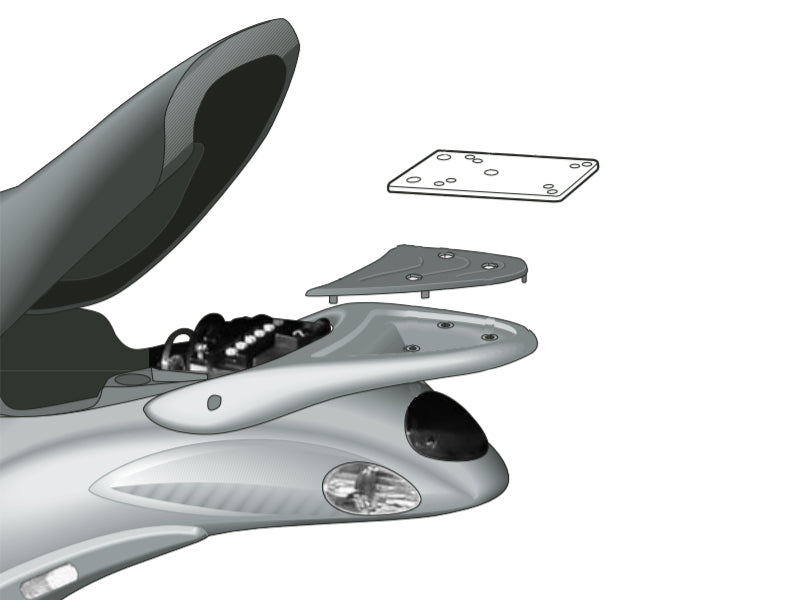 Piaggio Liberty 200 (05-08) SHAD Top Box Fitting Kit – SHAD UK